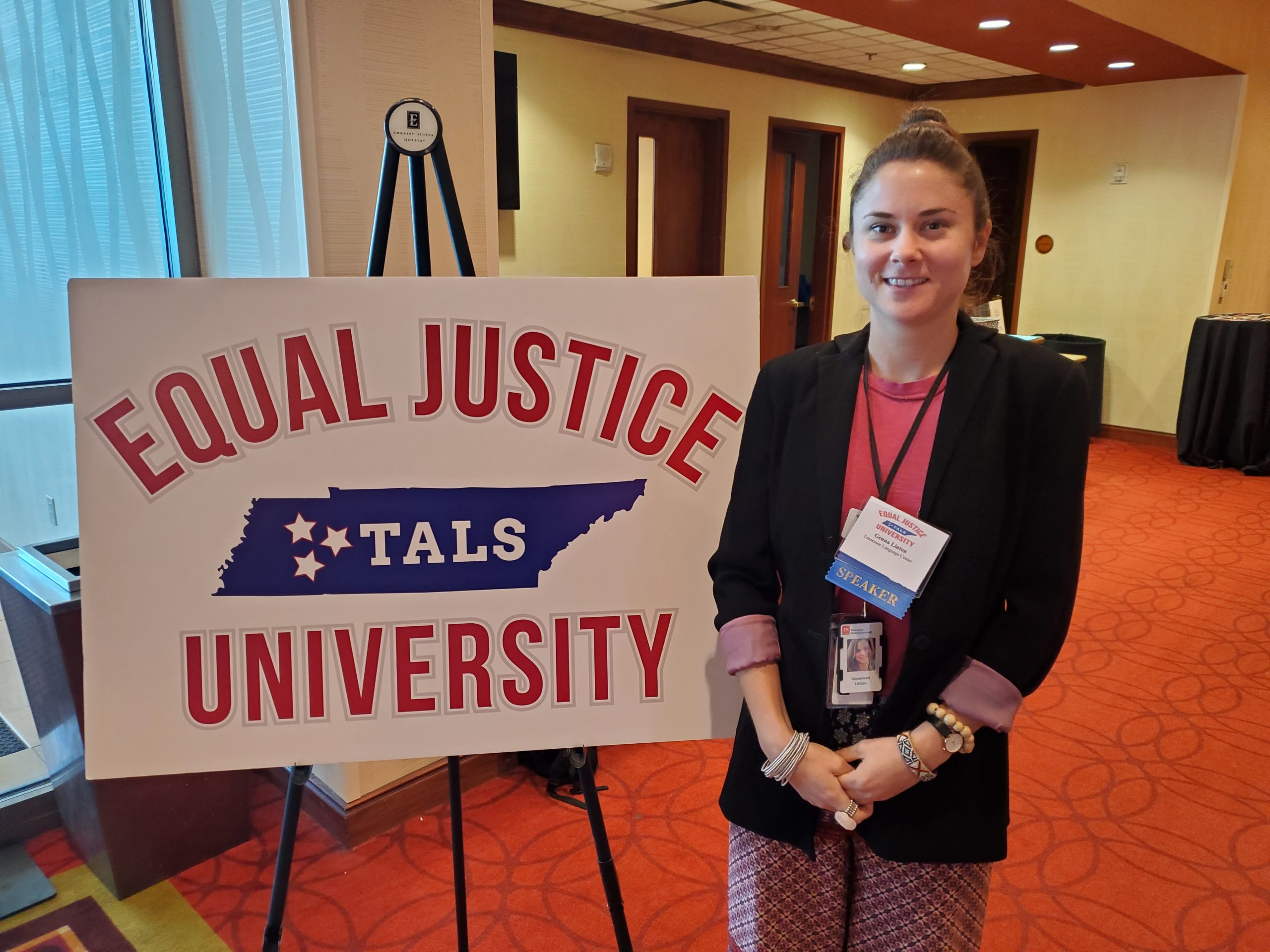 TLC Presents at Equal Justice University Conference • Tennessee ...